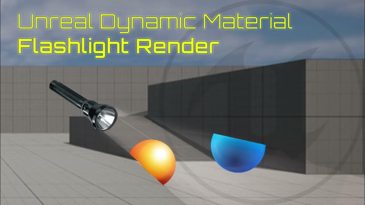 Unreal Dynamic Material Tutorial: Flashlight Render Mask - YouTube