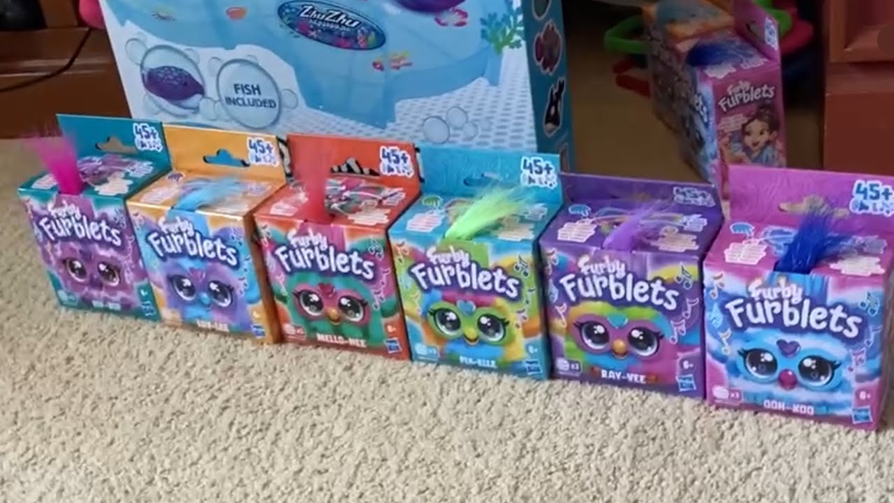 Unboxing & Reviewing The New Furby Furblets (All 6 Colors) With ...