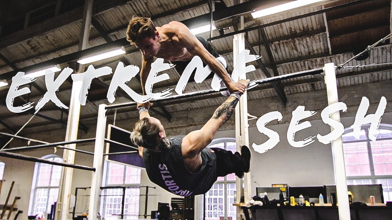 EXTREME CALISTHENICS SESH ft. Daniels Laizans and Vitaly Melnik - YouTube