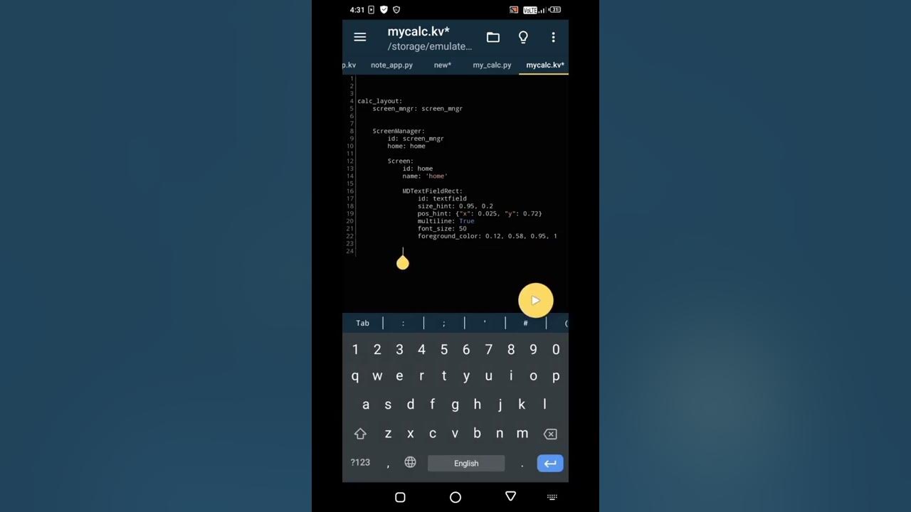 How To Make A Calculator For Android With Kivymd Part 1 Kivy Kivymd Pydroid3 3597