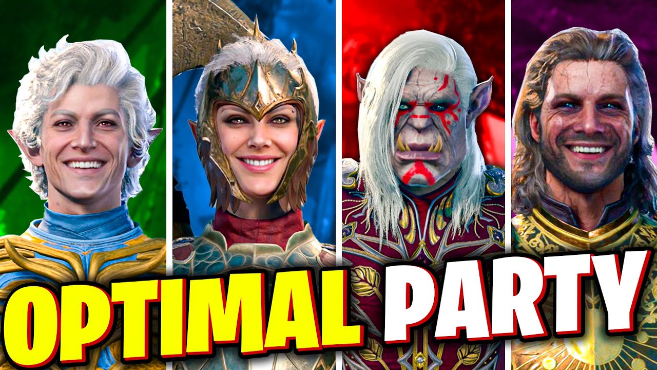BALDURS GATE 3 Guide : MOST Optimal Party Composition - YouTube