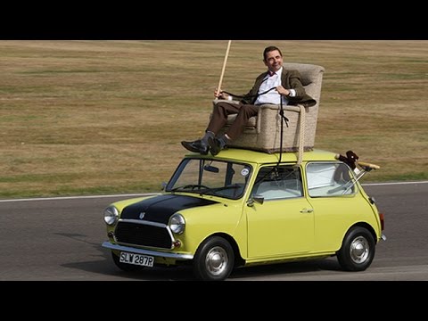 Mr Bean Rides His 1976 Mini 1000 Again id - YouTube