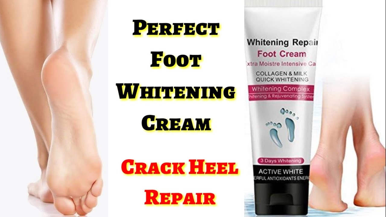 Foot Whitening Cream with Milk For Creek Heel - YouTube
