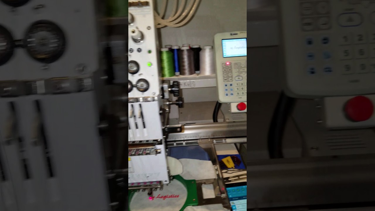 Embroidery Machine Highland 1501 - YouTube