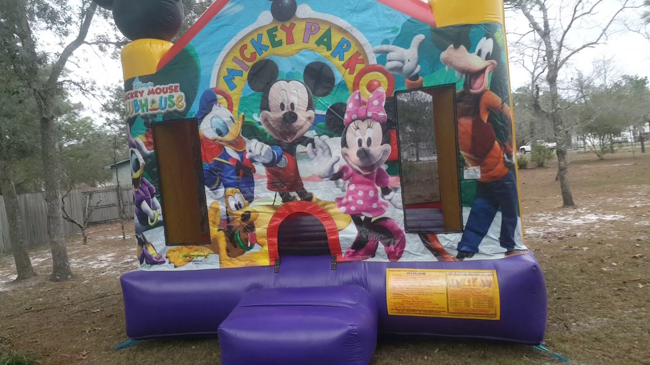 Mickey Mouse Clubhouse Bounce House - YouTube