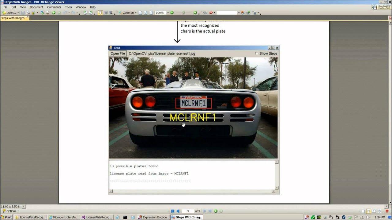 OpenCV License Plate Recognition Tutorial in Visual Basic - YouTube