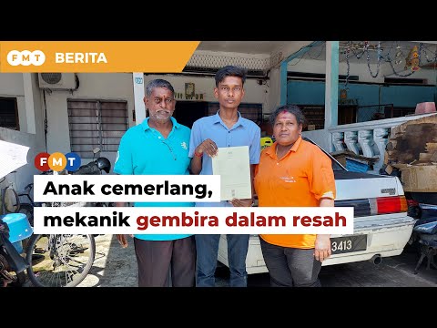 Anak dapat 8A SPM bakal ke menara gading, mekanik gembira dalam resah