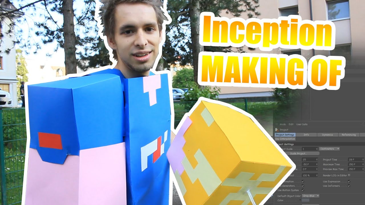 Inception - Minecraft Animation: Making Of BHTS - YouTube