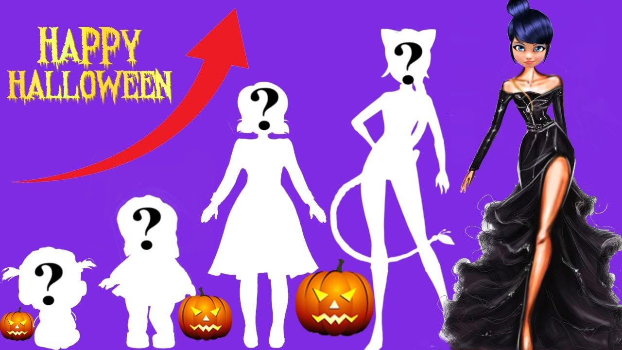 Miraculous Ladybug Growing Up Transformation Black Witch Halloween ...