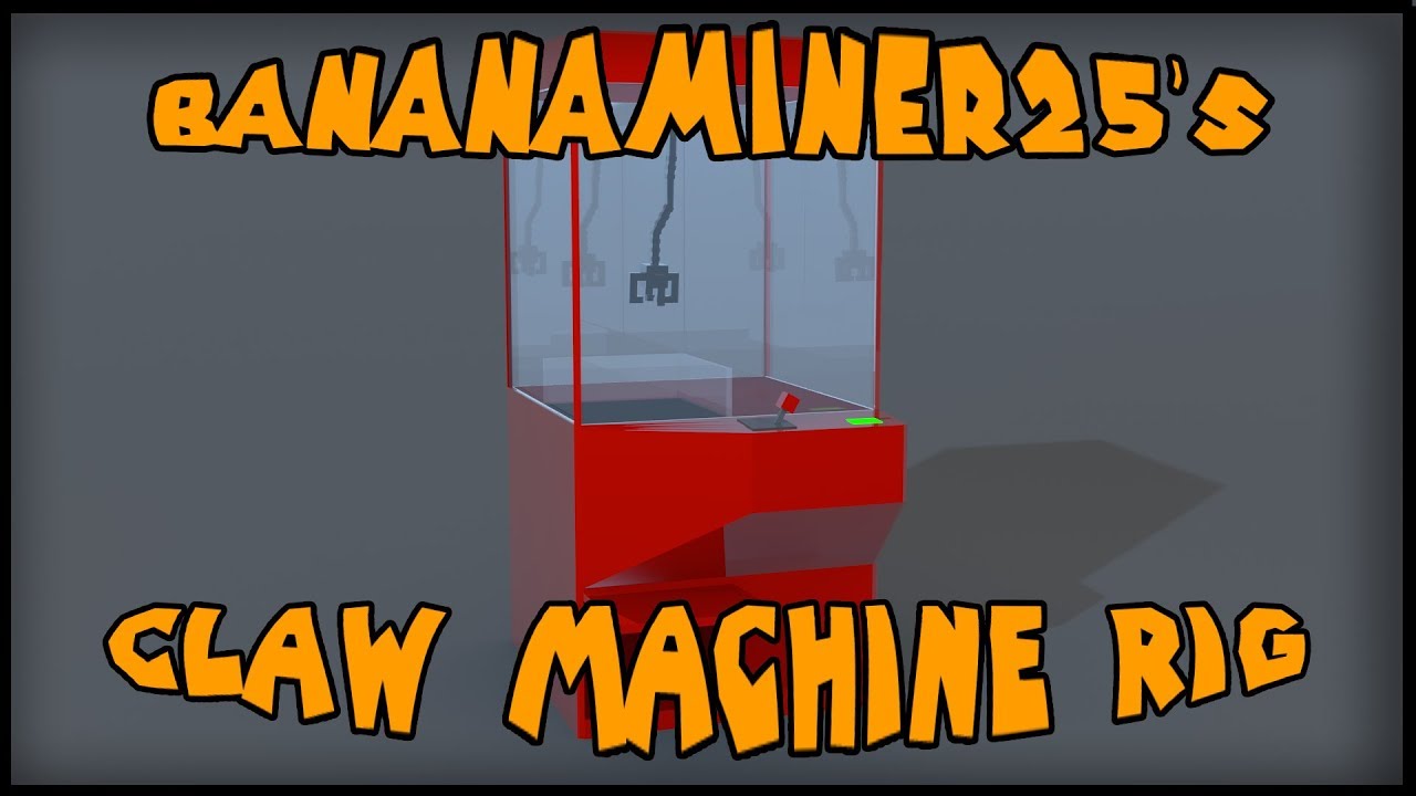 [Minecraft] Bananaminer25's Claw Machine Rig (w/ Download) [Blender ...