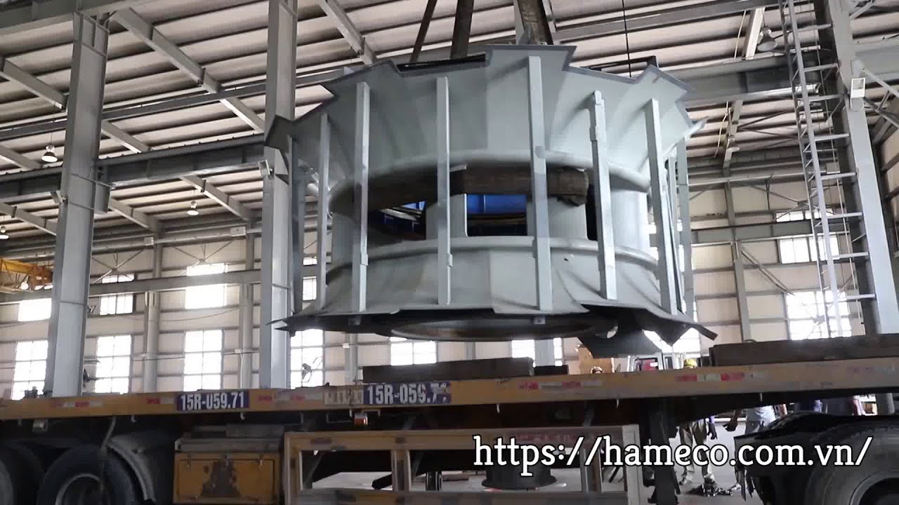 Buồng xoắn thủy điện - Stay ring hydropower projects - 水力発電用部品（渦巻ケーシング ...