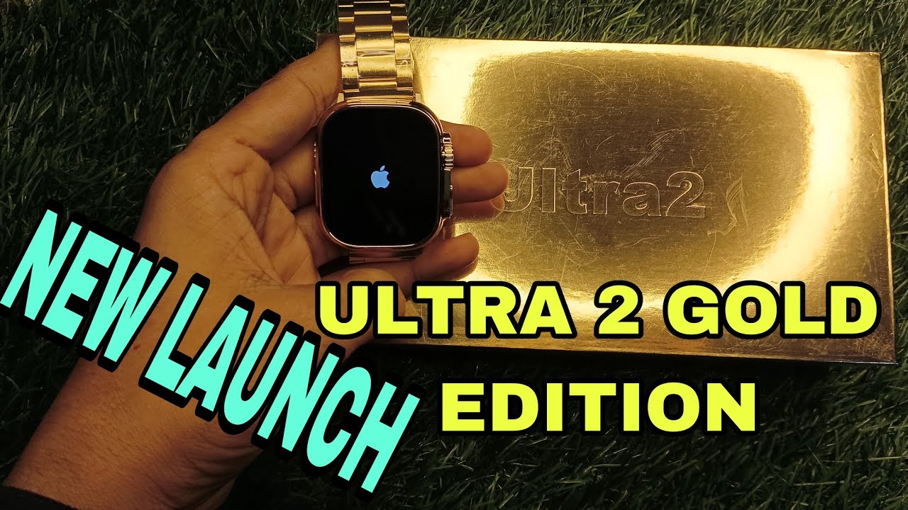ultra 2 gold edition, golden watch, golden smart watch, watch ultra 2 ...
