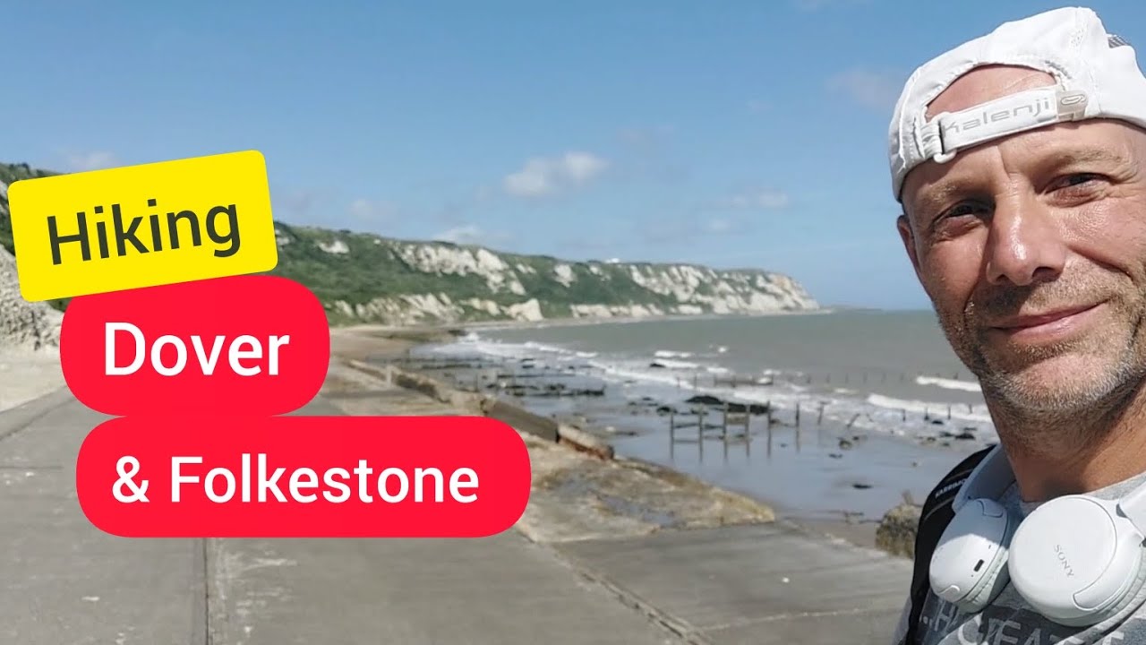 Simple hike of Dover & Folkstone. Hiking, white cliffs of Dover, van ...