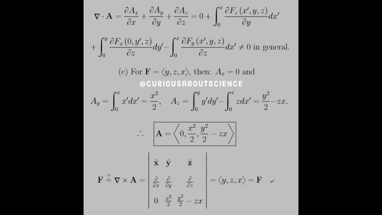 Problem 5.31 - Magnetic Vector Potential, Calculating Potentials ...