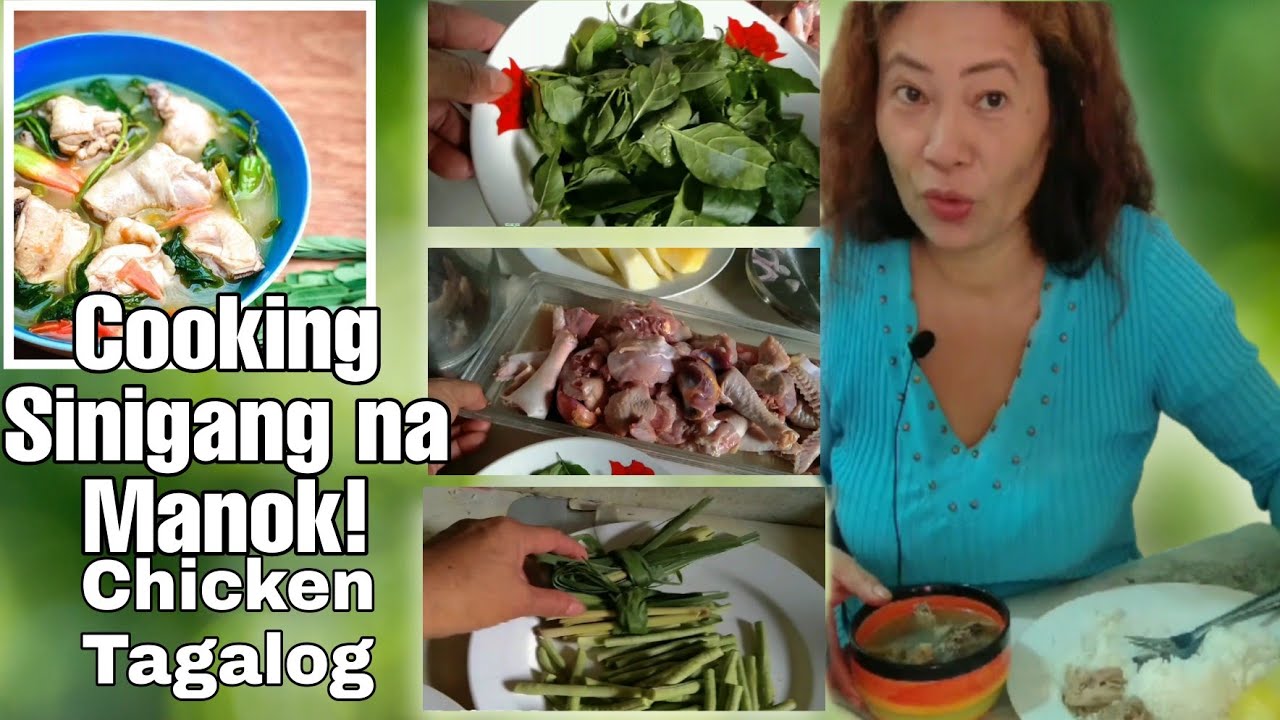 LUTONG SININGANG NA MANOK TAGALOG(FILIPINO RECIPE)ERNA MACOG - YouTube