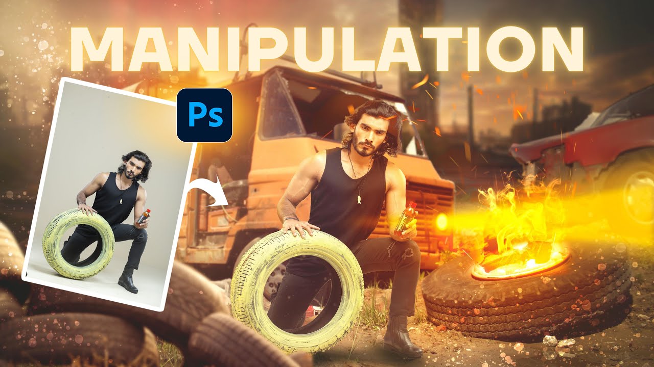 HOW EASY TO MANIPULATE PHOTO WITH PHOTOSHOP !!! - YouTube