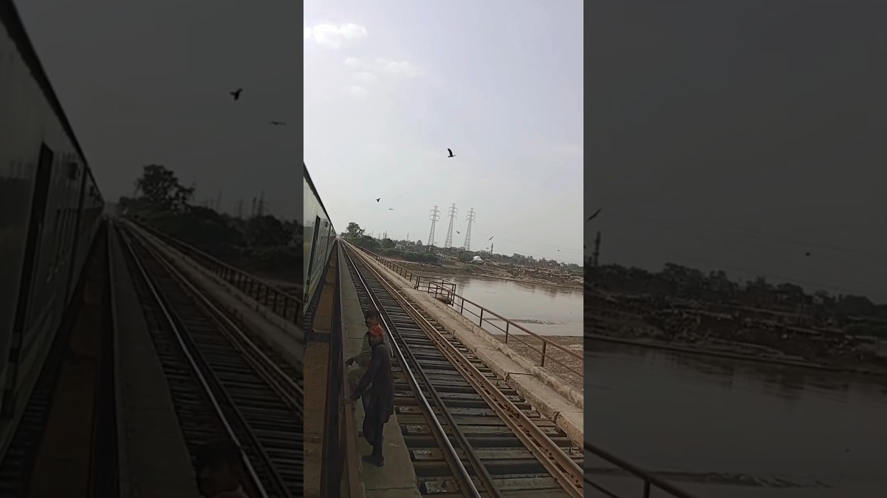 Green passing ravi bridge how much beautifully Lahore @Railmail67 ...