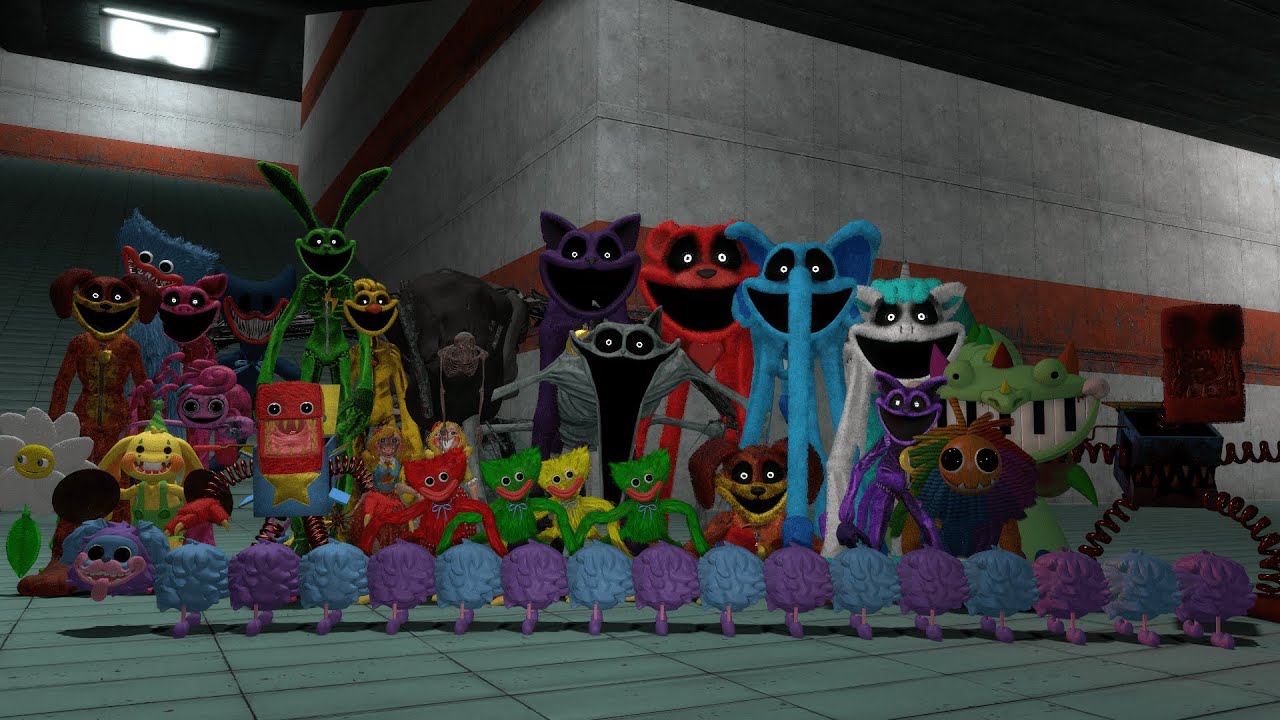 Surviving All Chapters Poppy Playtime Monsters | Garry's Mod - YouTube