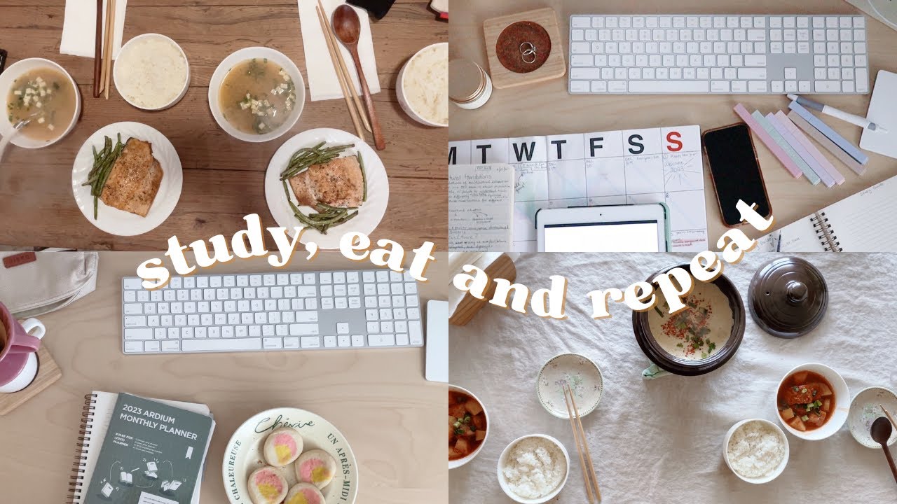 Study, eat, and repeat. - YouTube