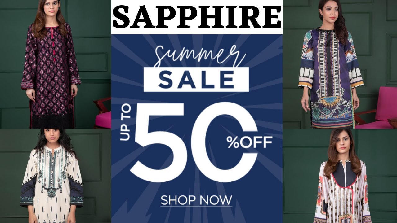 SALE!! SALE!! 50% OFF On Sapphire Entire Summer Collection With Prices ...