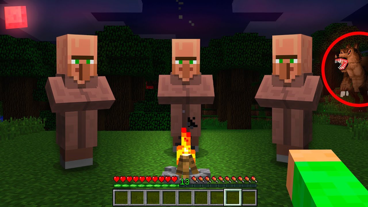 THIS TERRIFYING MONSTER HUNTS VILLAGERS 100% TROLLING TRAP MINECRAFT ...