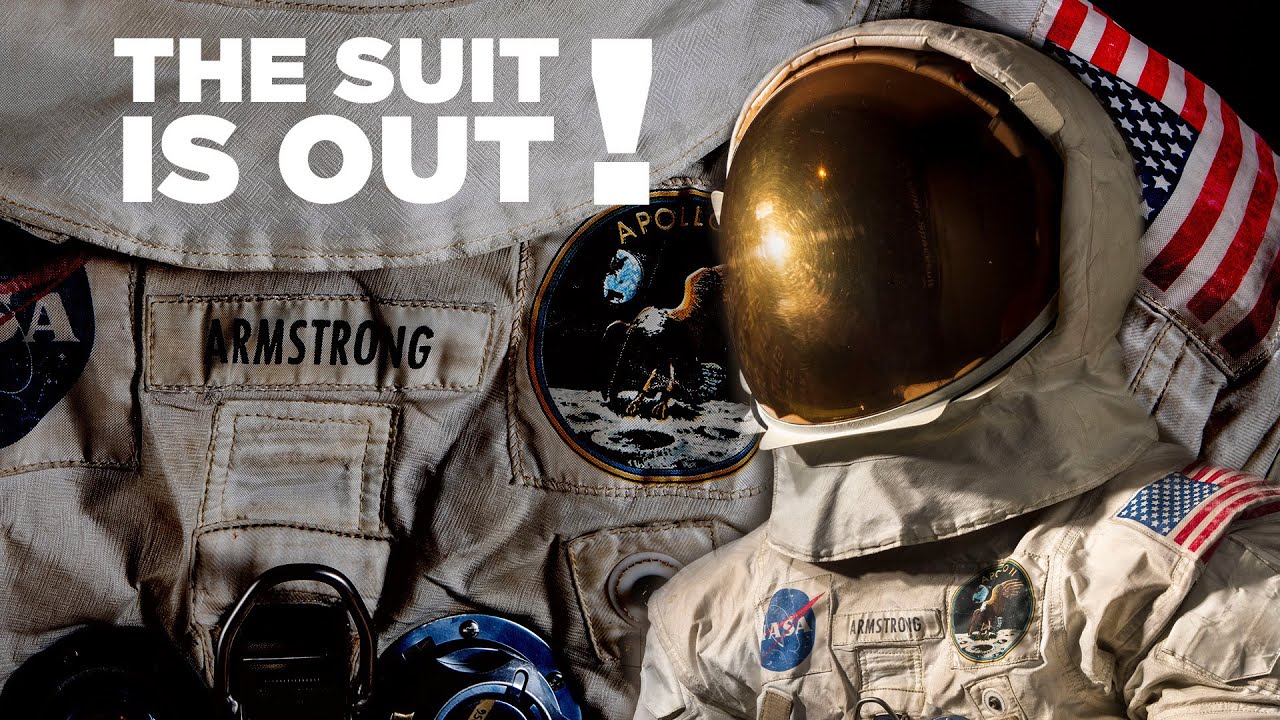 Seeing Neil Armstrong's Apollo 11 Mission Space Suit with the VP - YouTube