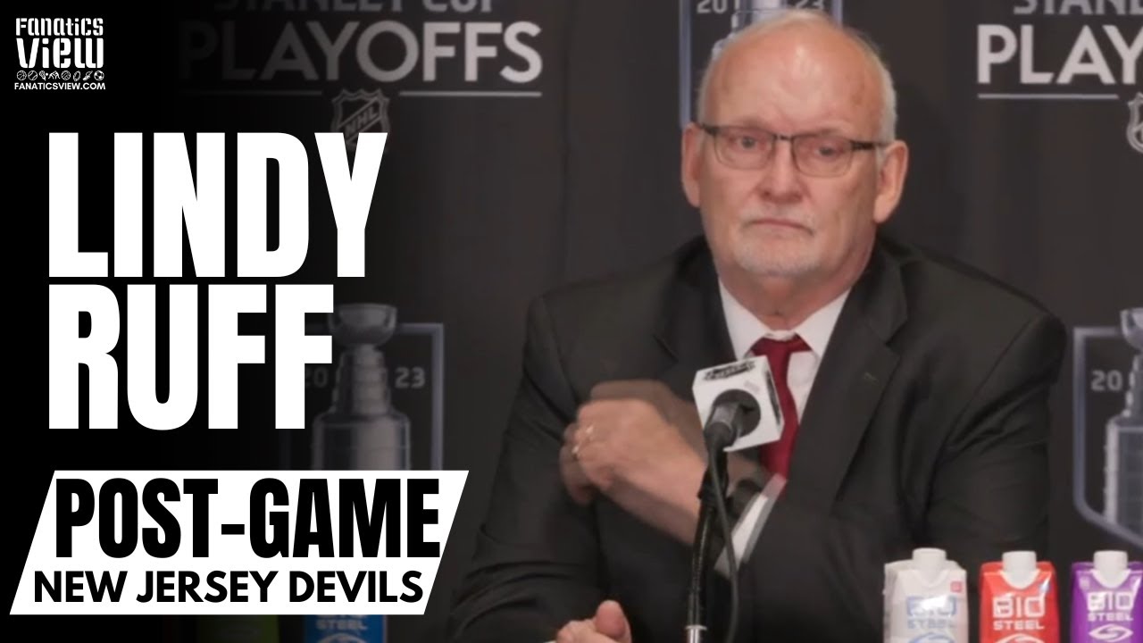 Lindy Ruff Jokes About Jack Hughes Getting In a Fight With Sebastian ...