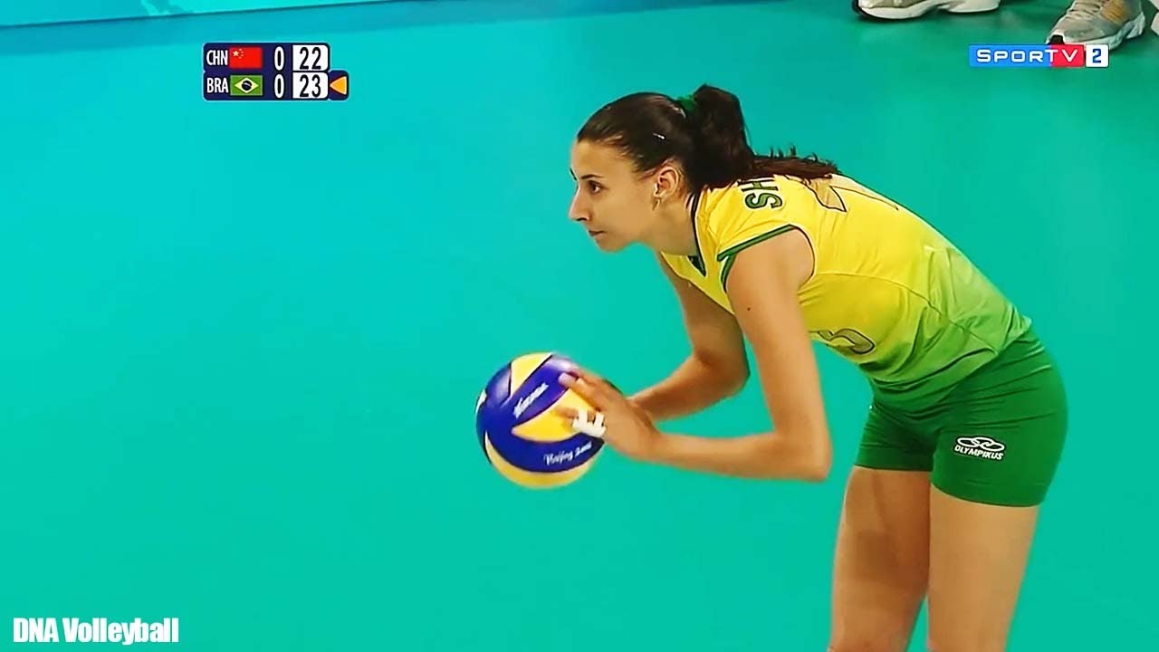 เชลล่า คาสโตร โอลิมปิก 2008 Sheilla Castro volleyball olympics - YouTube