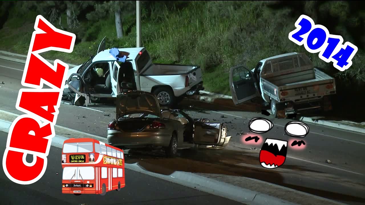 Car Crash Compilation 2014 Very Crazy - YouTube