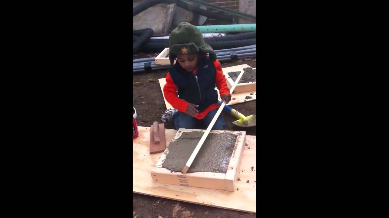 Laying Cement in 8 Easy Steps - YouTube