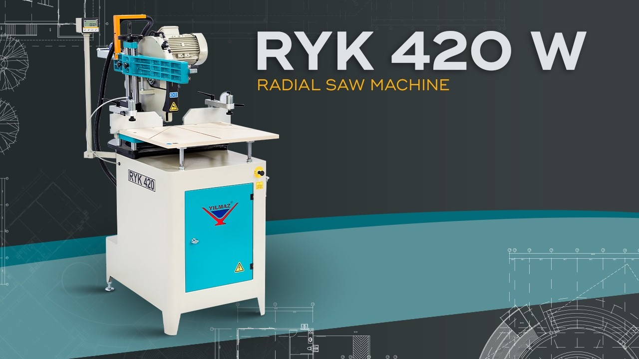 RYK 420 - Radial Saw Machine - YouTube