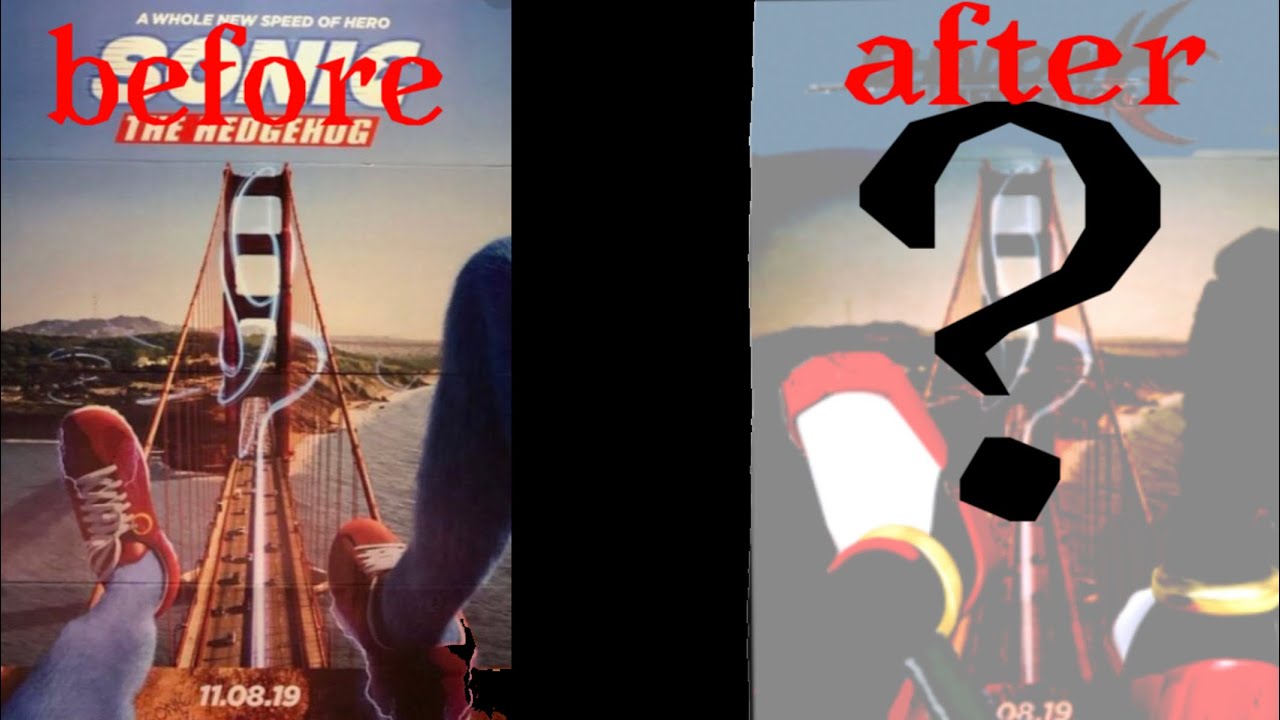 [speed edit] Sonic movie poster edit [into shadow the hedgehog] - YouTube