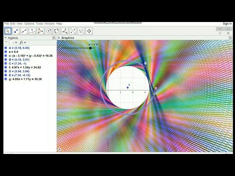 colourful animation by geogebra - YouTube