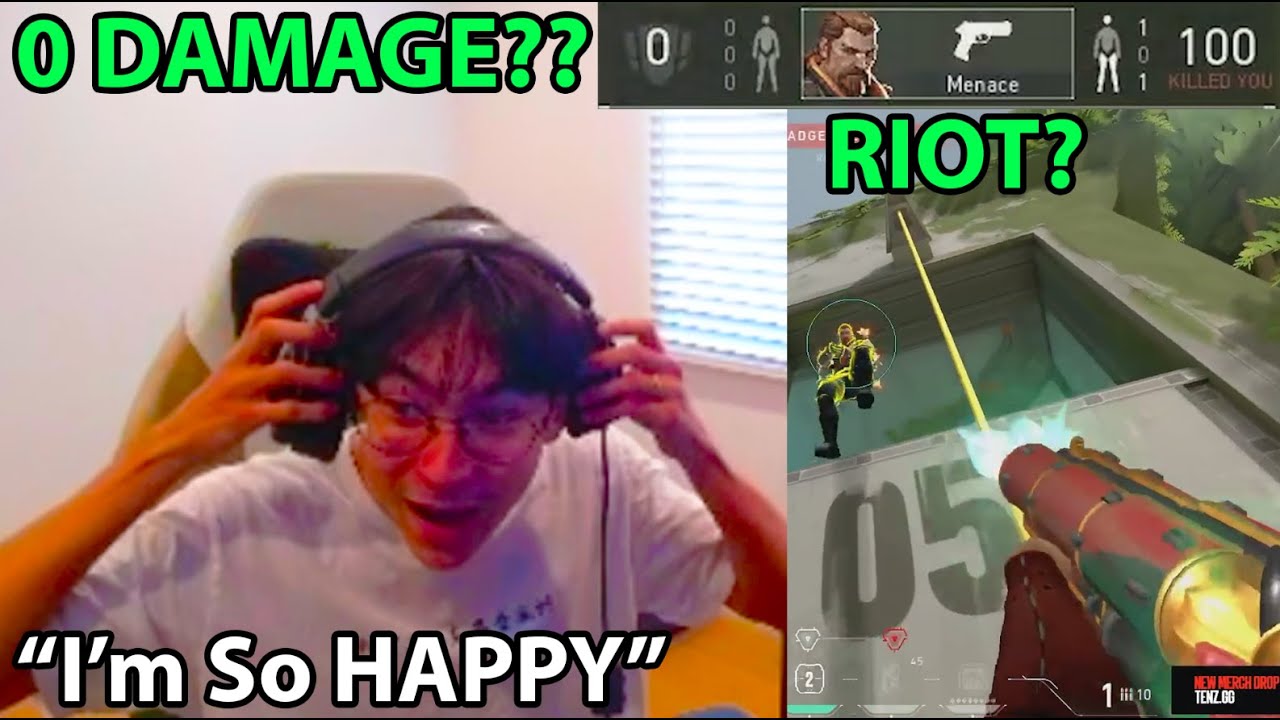 Riot needs to Explain to TenZ how is this 0 Damage - YouTube