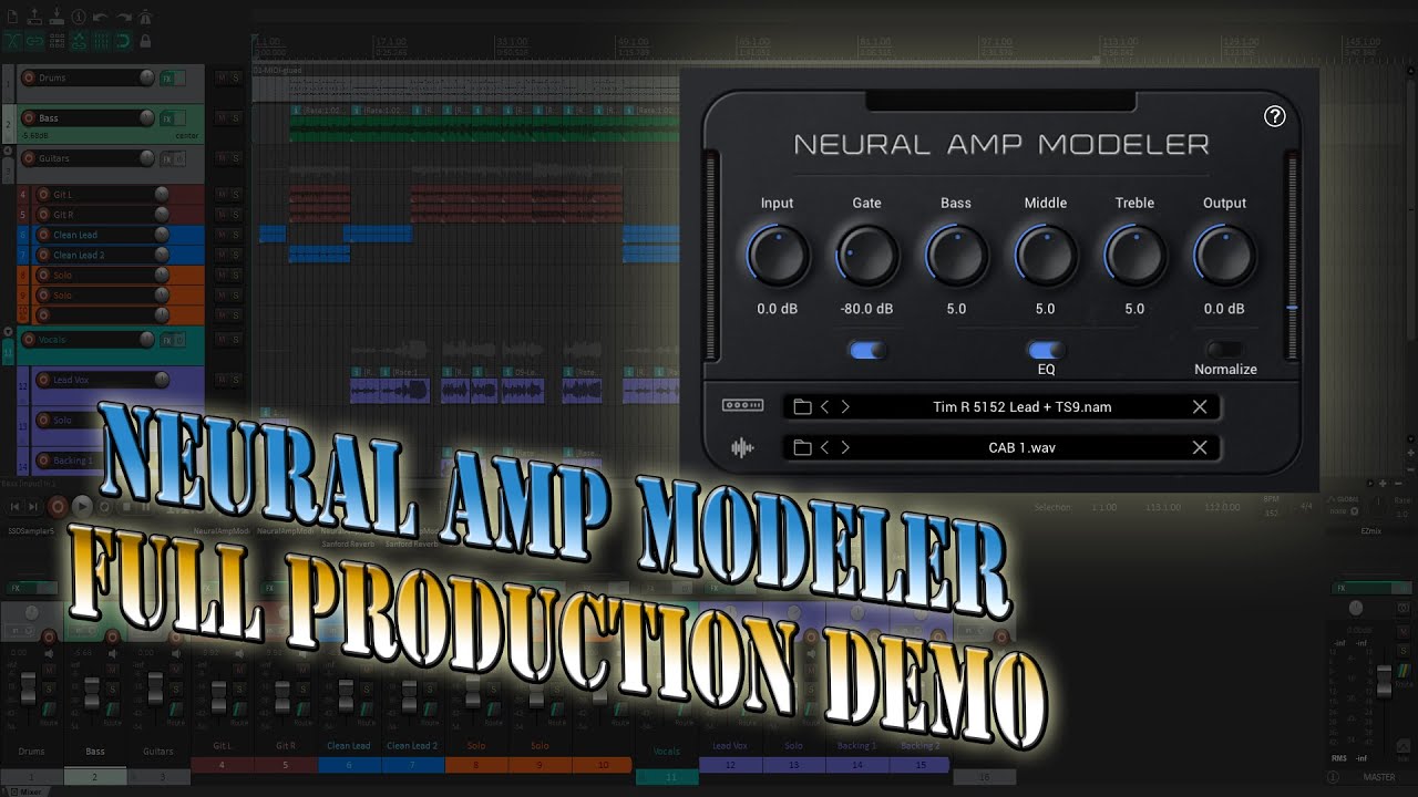 Neural Amp Modeler Test - Full Production - YouTube