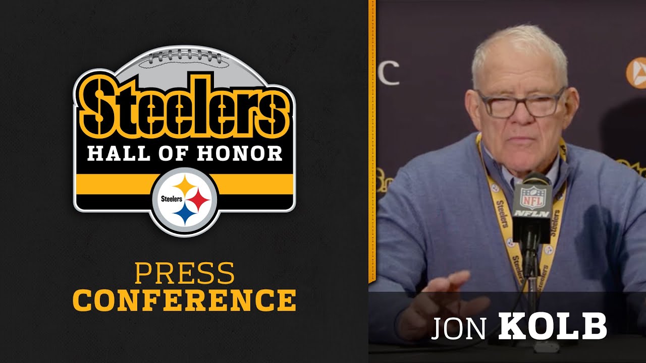 Steelers Hall of Honor Press Conference: Jon Kolb | Pittsburgh Steelers ...