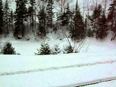 Agawa Canyon Snow Train Dropoff - YouTube