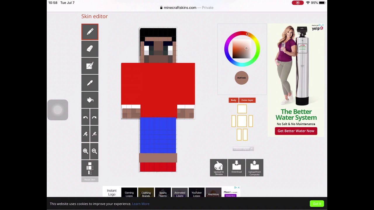 Making Atlas Super Mario PPG fan 2004 In Minecraft - YouTube