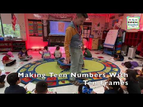 Kindergarten Math: Making Teen Numbers With Ten Frames - YouTube