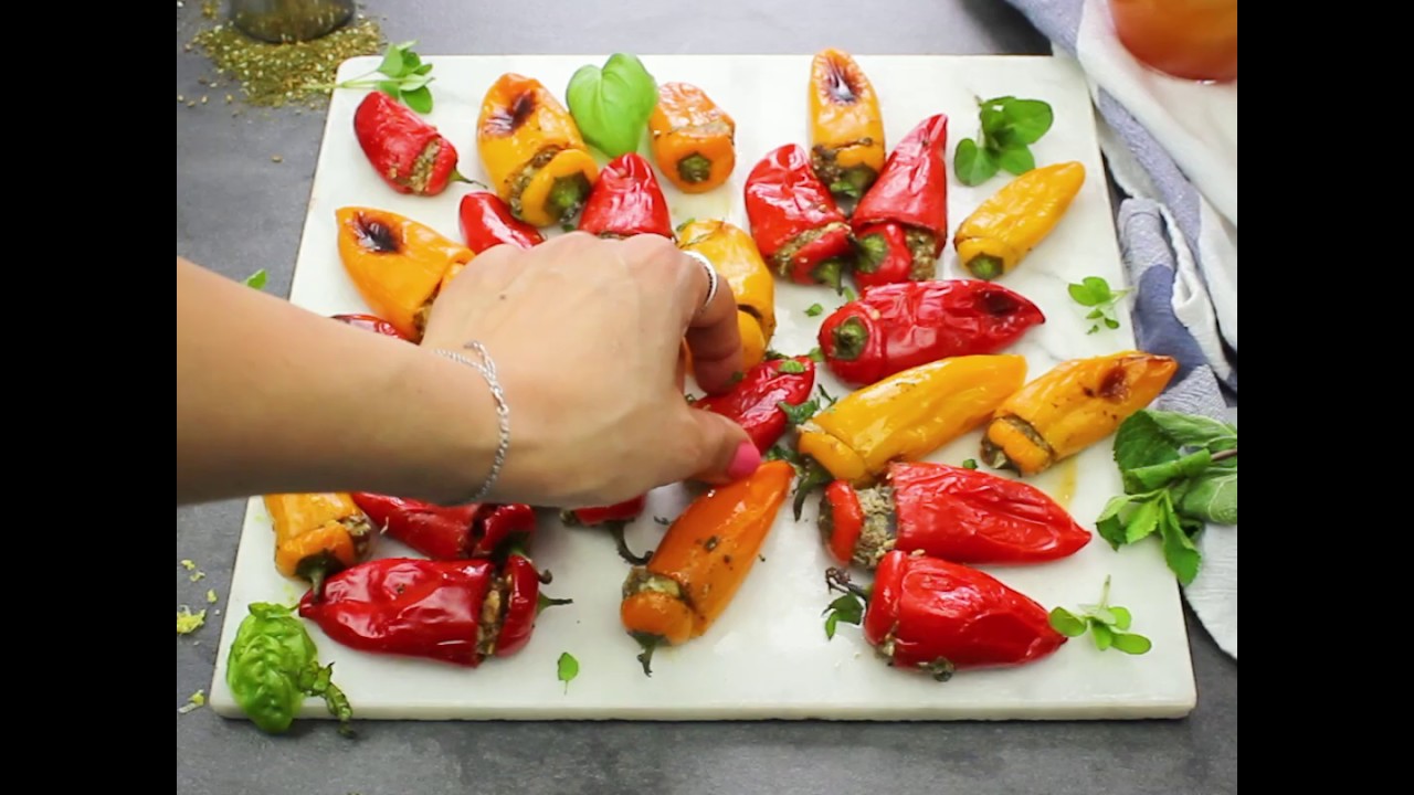 Mini Zesty Stuffed Peppers - YouTube