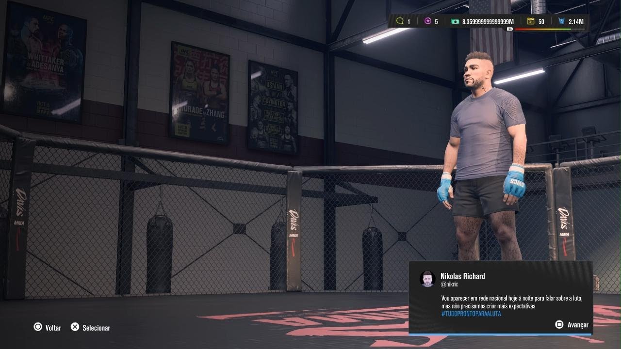 UFC 5 #10 Nikolas Richard X Jon Jones Valendo 2 Cinturões - YouTube
