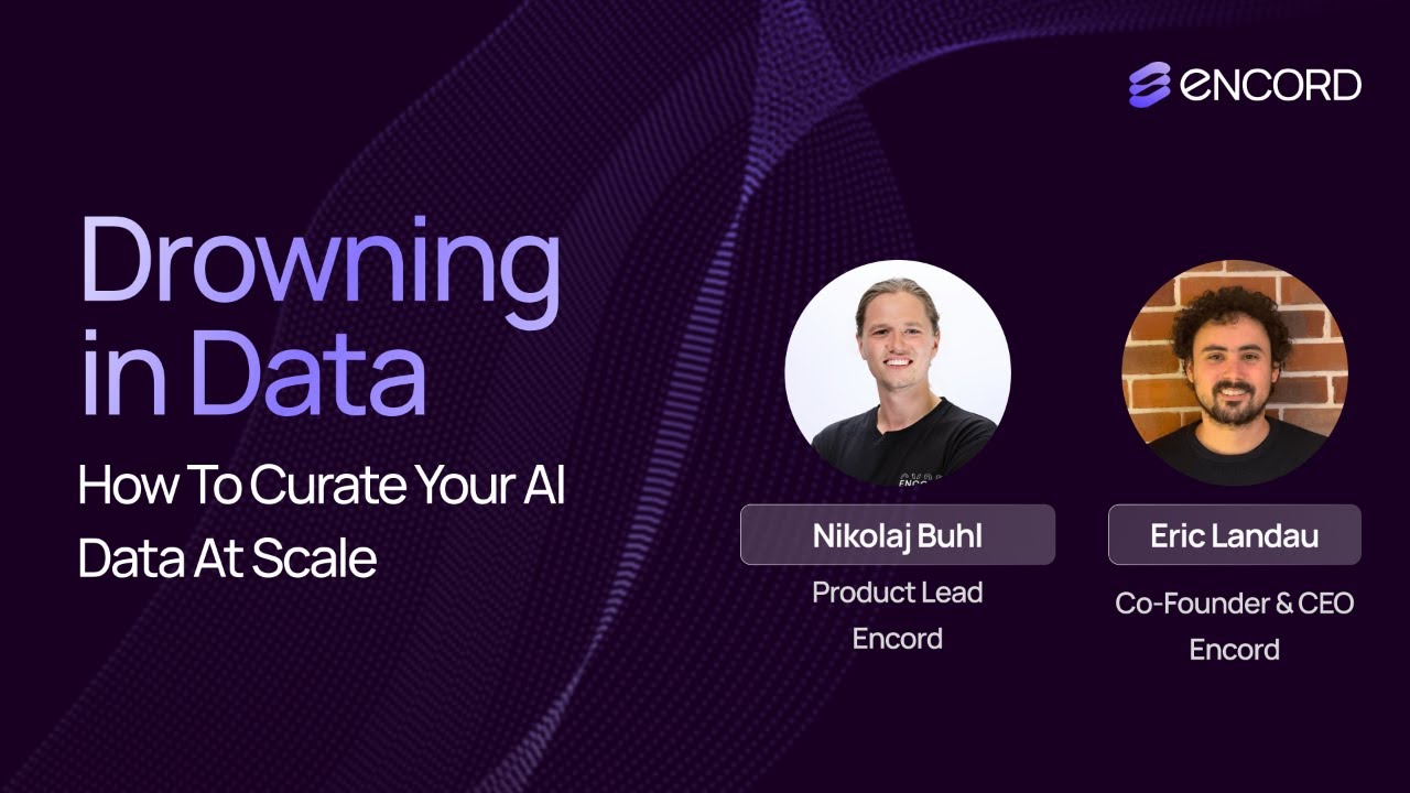 Drowning in Data? How To Curate Your AI Data At Scale - YouTube