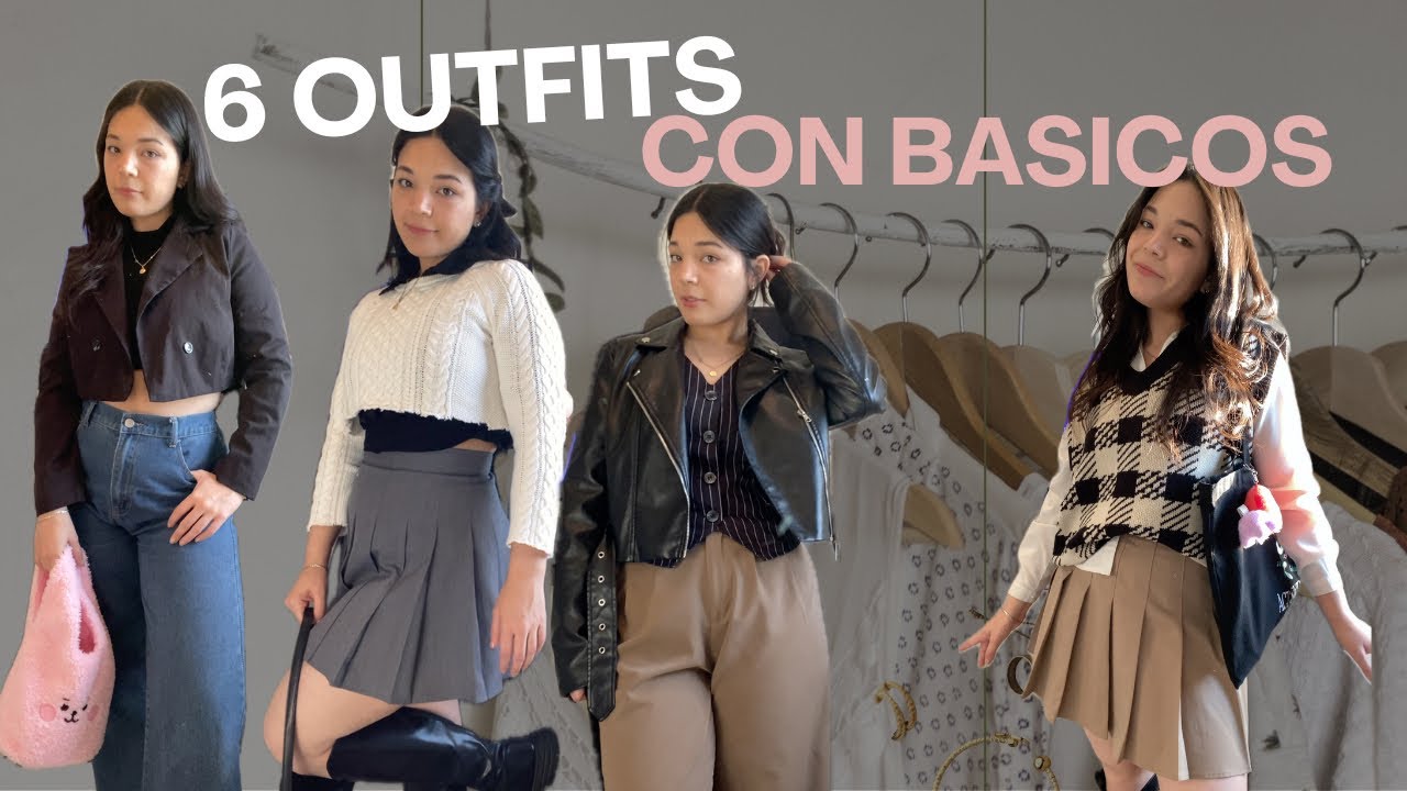 Outfit ideas con básicos - YouTube