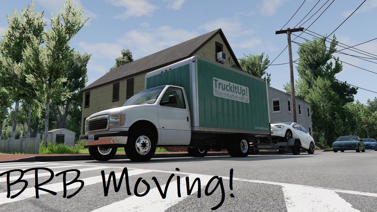 BeamNG.drive (mod) Freeroam: East Coast, USA - BRB Moving - YouTube