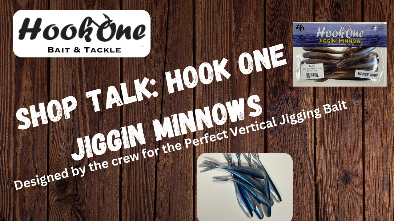 Shop Talk- Introducing the NEW Hook One Jiggin Minnow!! (Must Have for ...