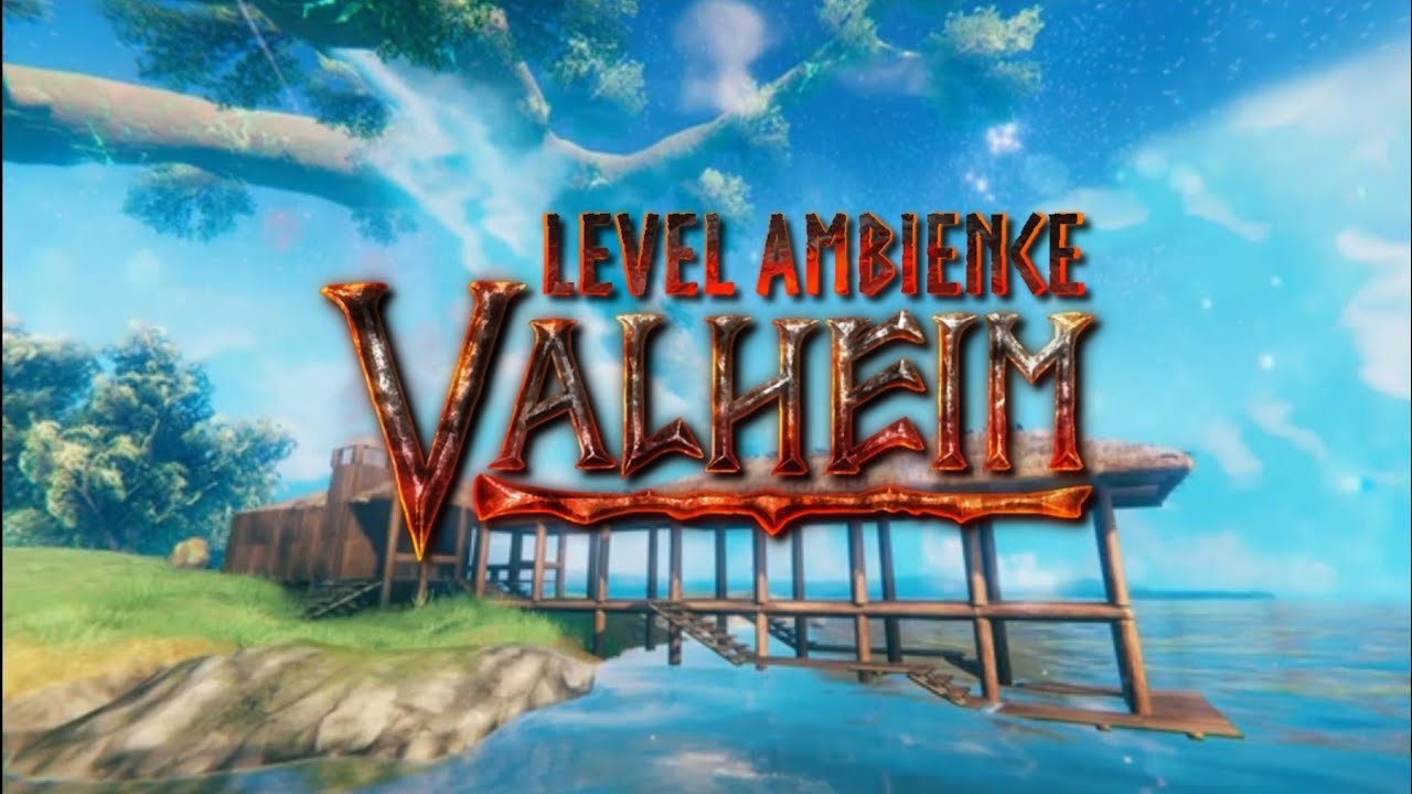 9 Hour Beautiful Relaxing Gaming Ambience Valheim Cottage on the ...