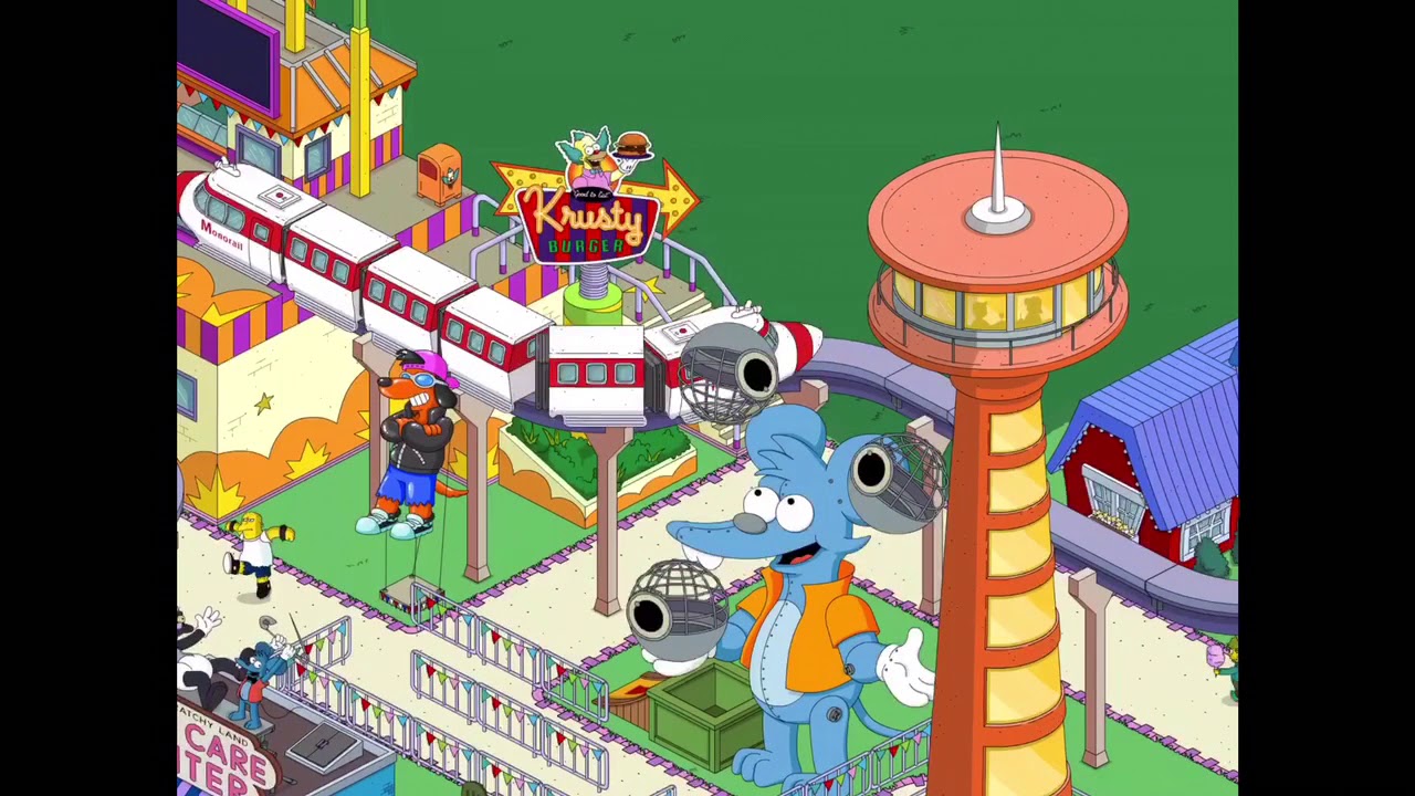 The Simpsons Tapped Out - Musical Monorail Ride - YouTube