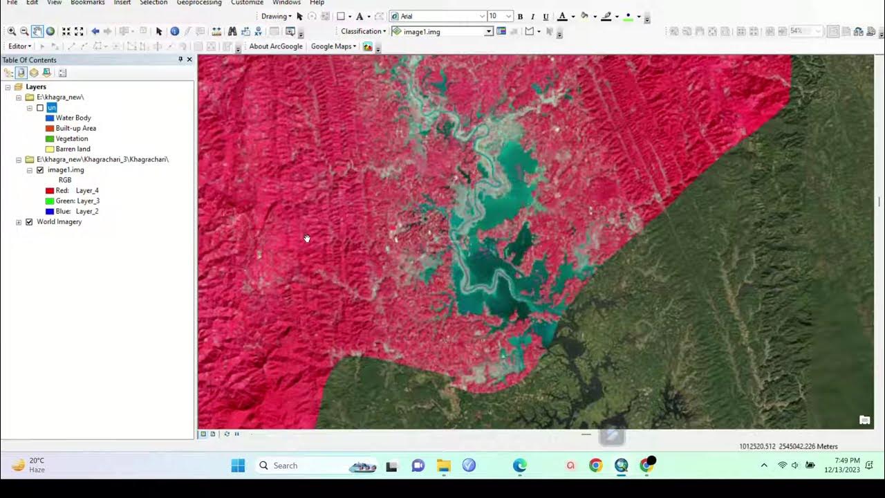 unsupervised Classification in ArcGIS. - YouTube