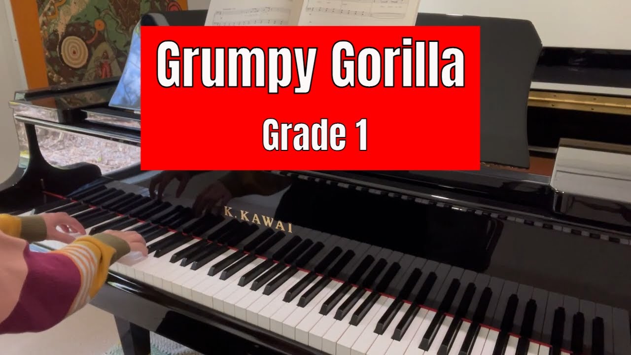Grumpy Gorilla by Barbara Arens | Trinity piano grade 1 | from 2023 TCL ...