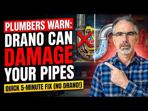 Is Draino Safe For Plumbing
